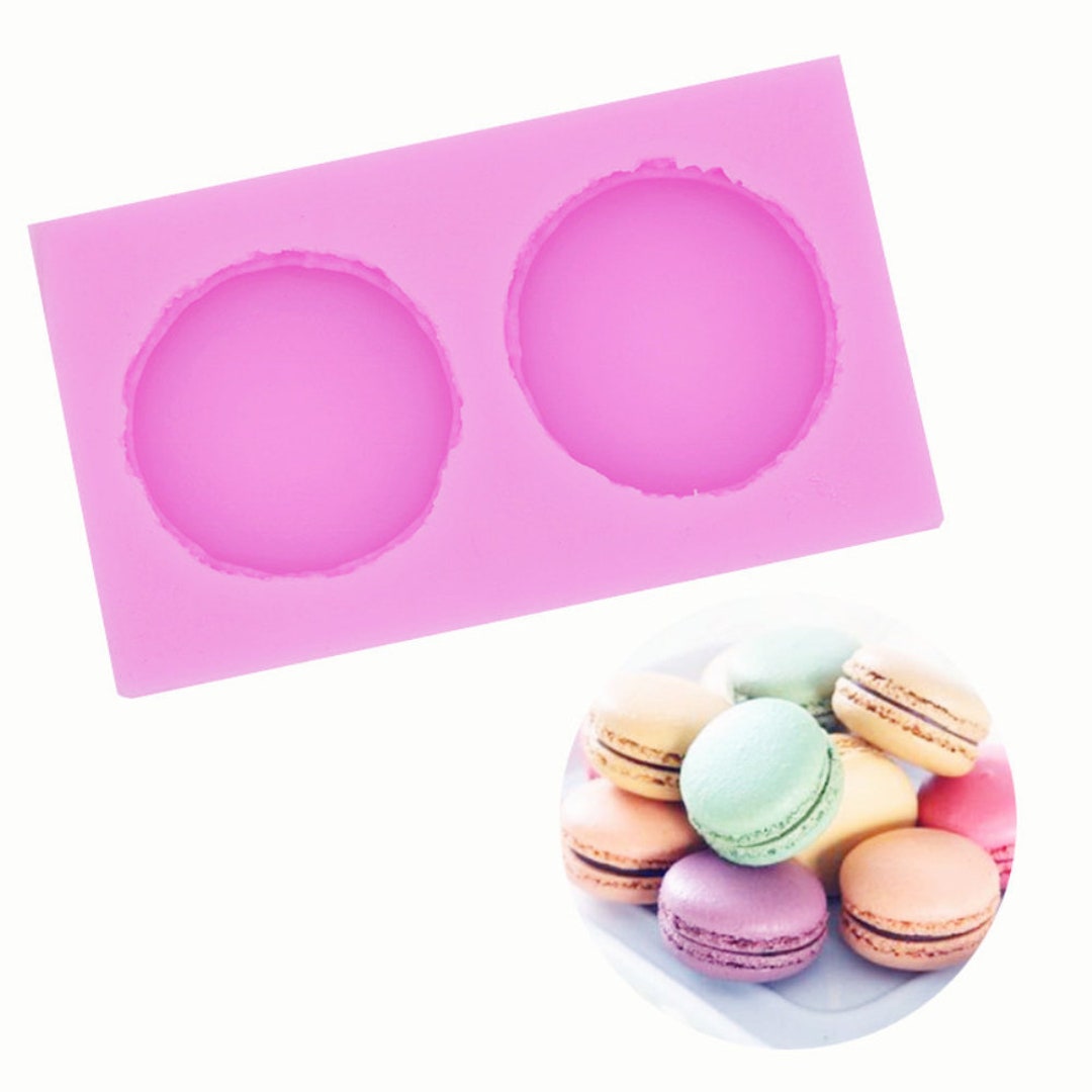Macarons Mold DIY Fondant Chocolate Cake Biscuit Silicone Decoration ...