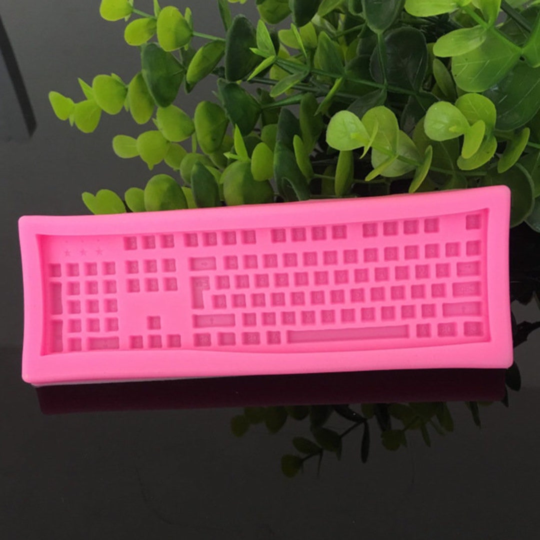 Keyboard Mold DIY Fondant Chocolate Cake Biscuit Silicone Decoration ...