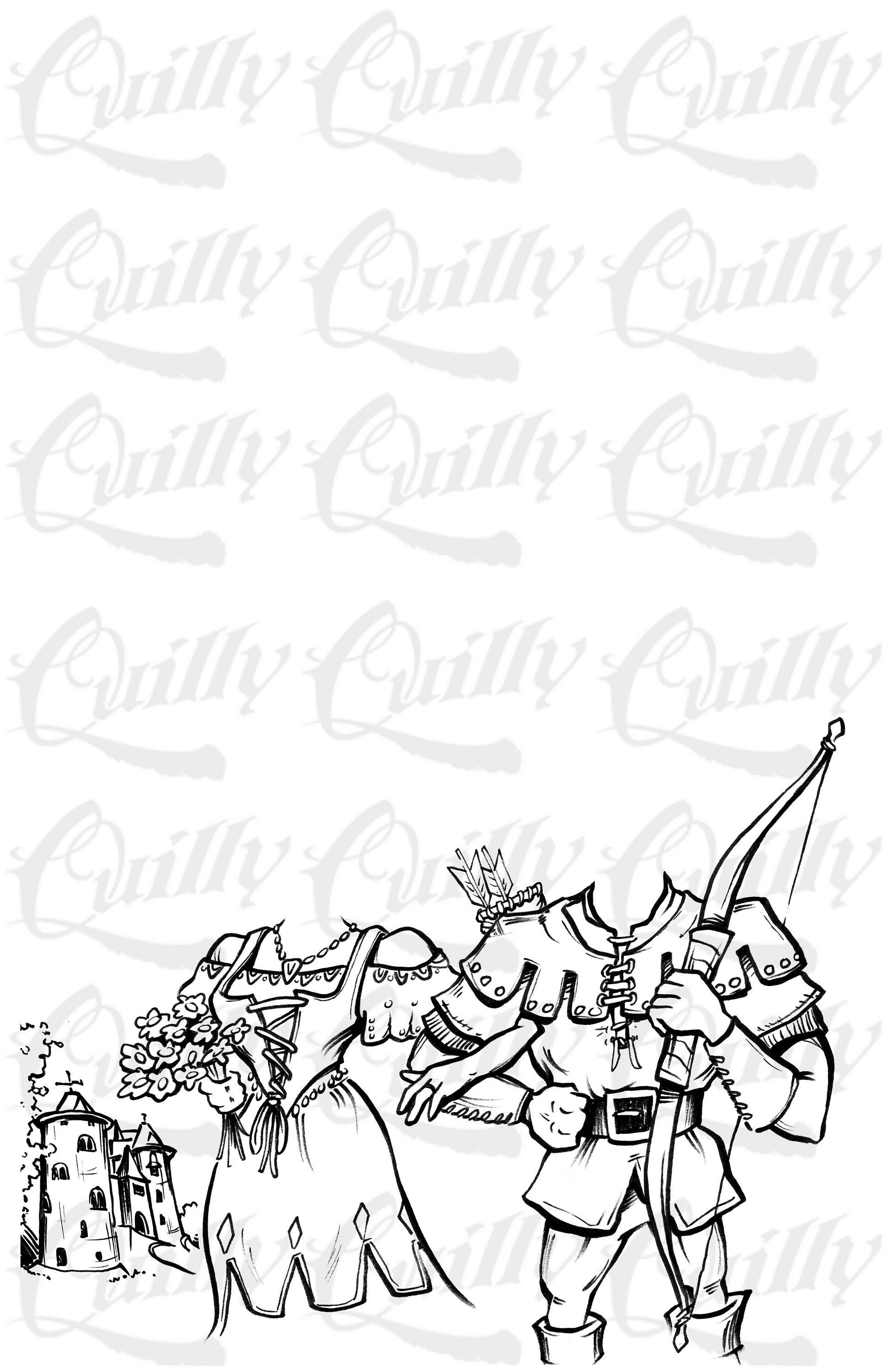 Digital Download Renaissance Huntsman and Maiden 1 Caricature Bodies ...
