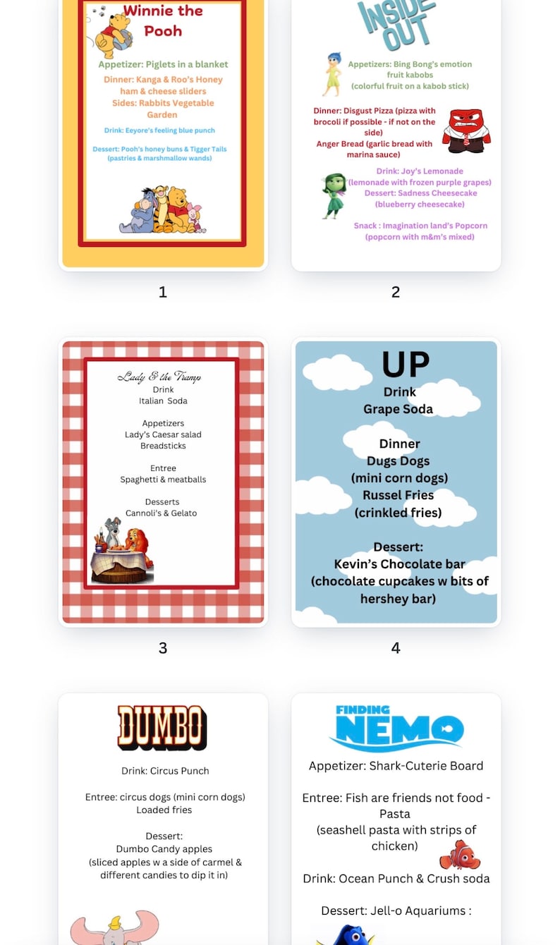 48 Dinner and a Movie Night Menus, Customizable Menus, Date Night Movie ...