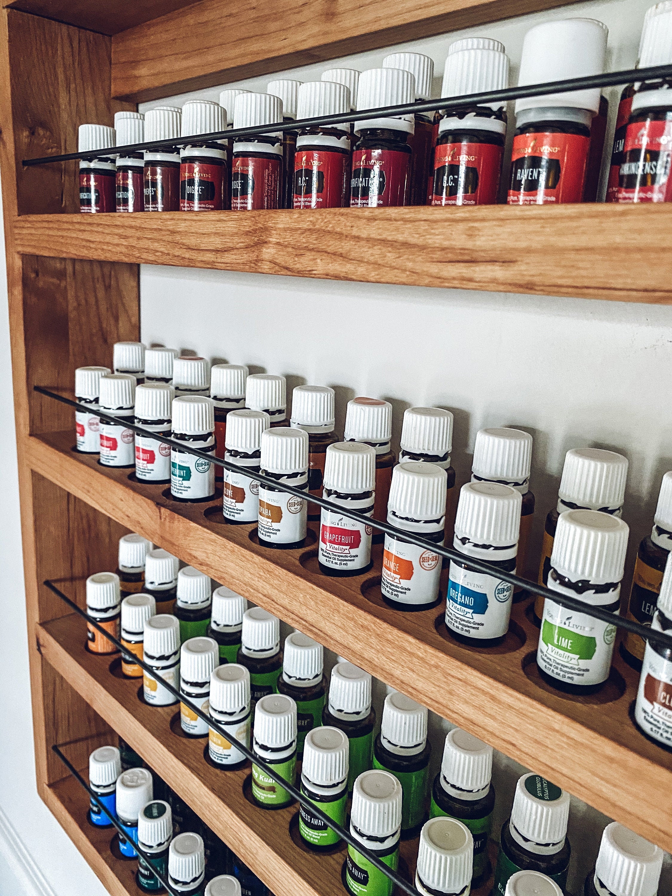 Essential Oil Shelves Essential Oil Display Shelves DIY - Etsy