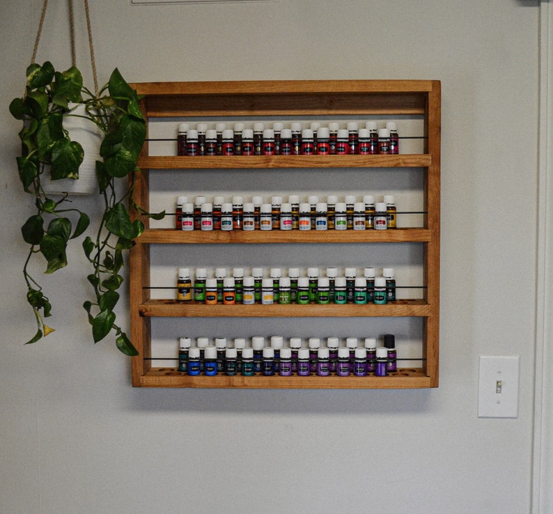 Essential Oil Shelves Essential Oil Display Shelves DIY - Etsy