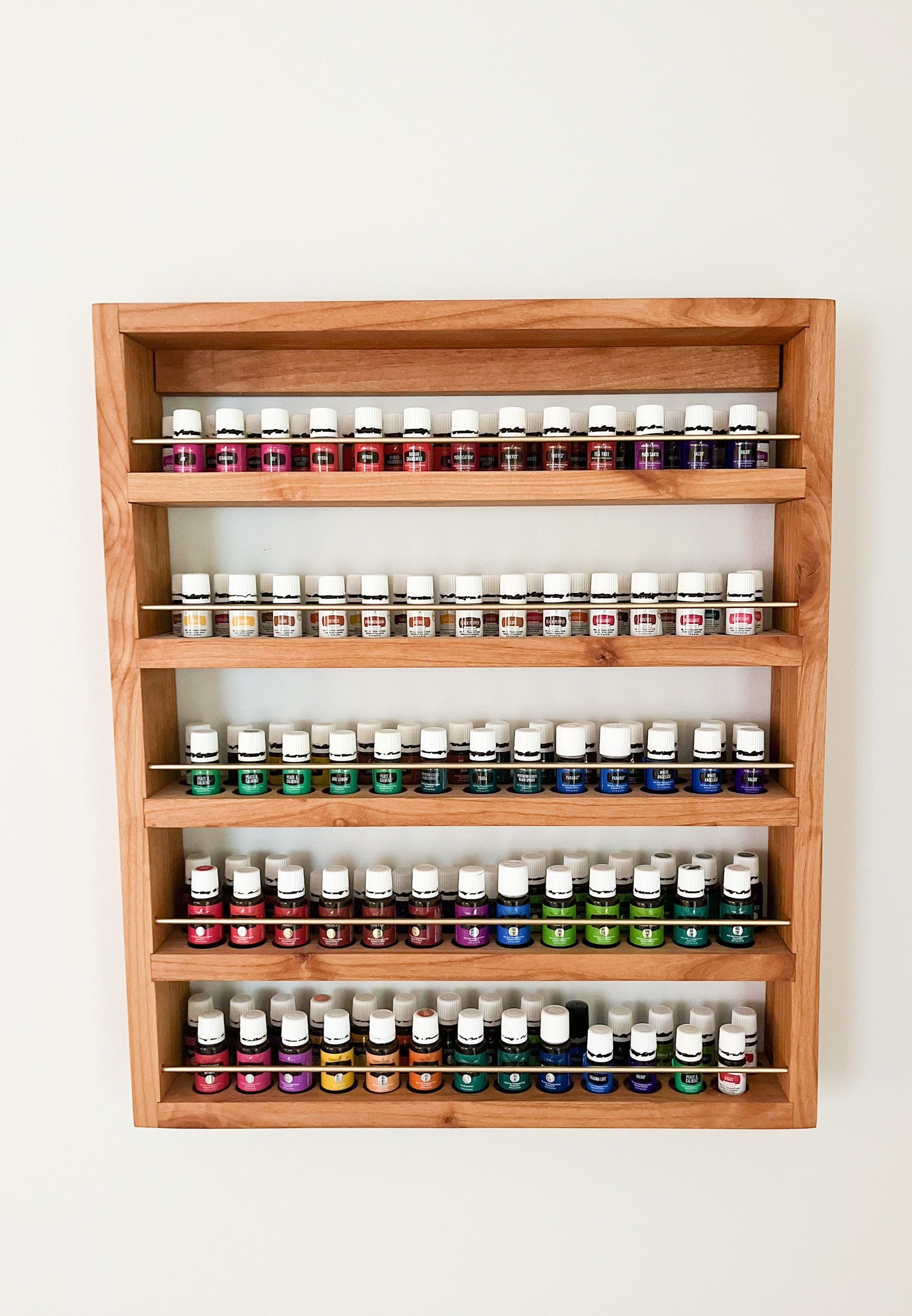 Essential Oil Shelves, Essential Oil Display Shelves DIY, Essential Oil ...