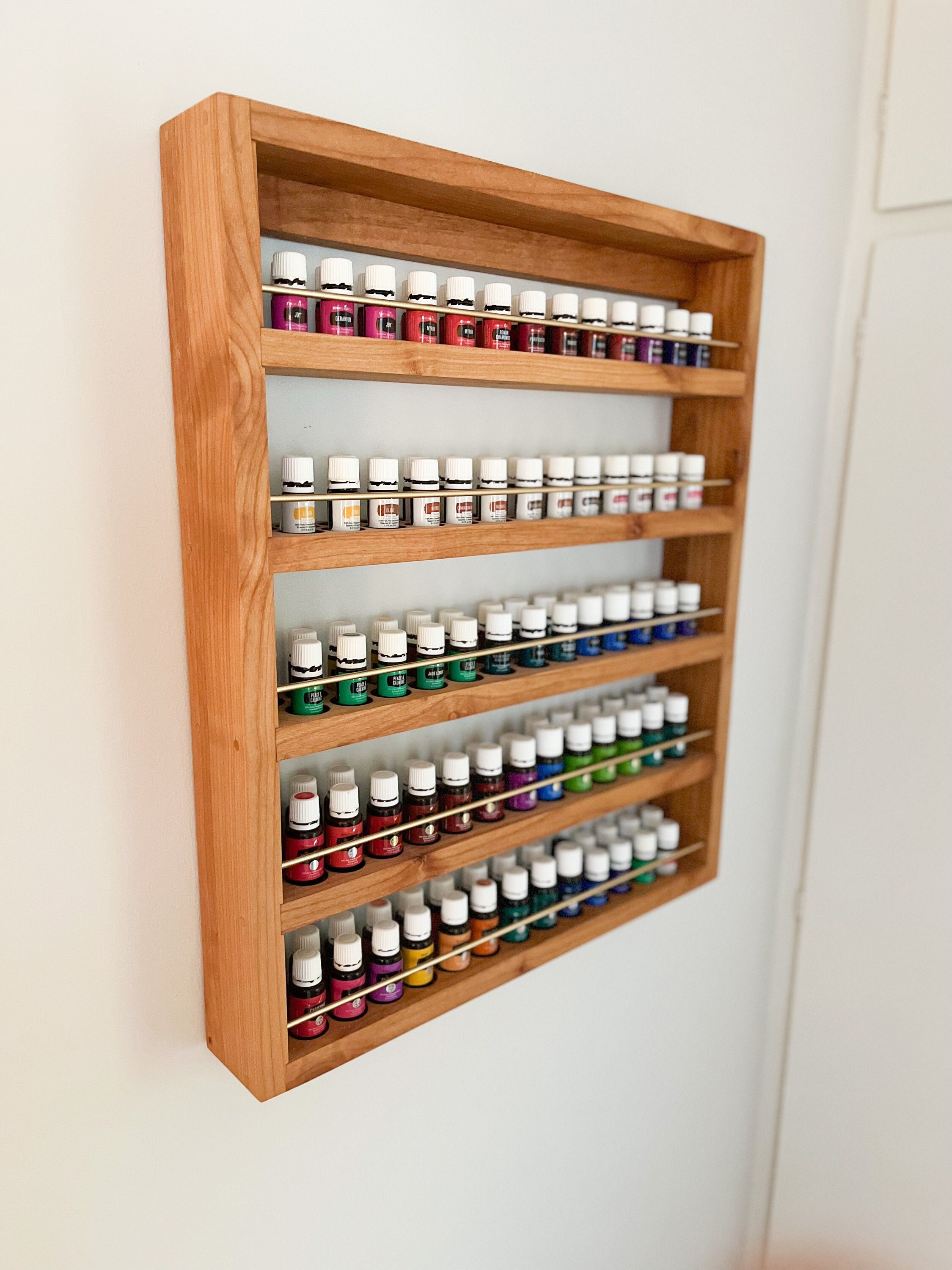 Essential Oil Shelves, Essential Oil Display Shelves DIY, Essential Oil ...