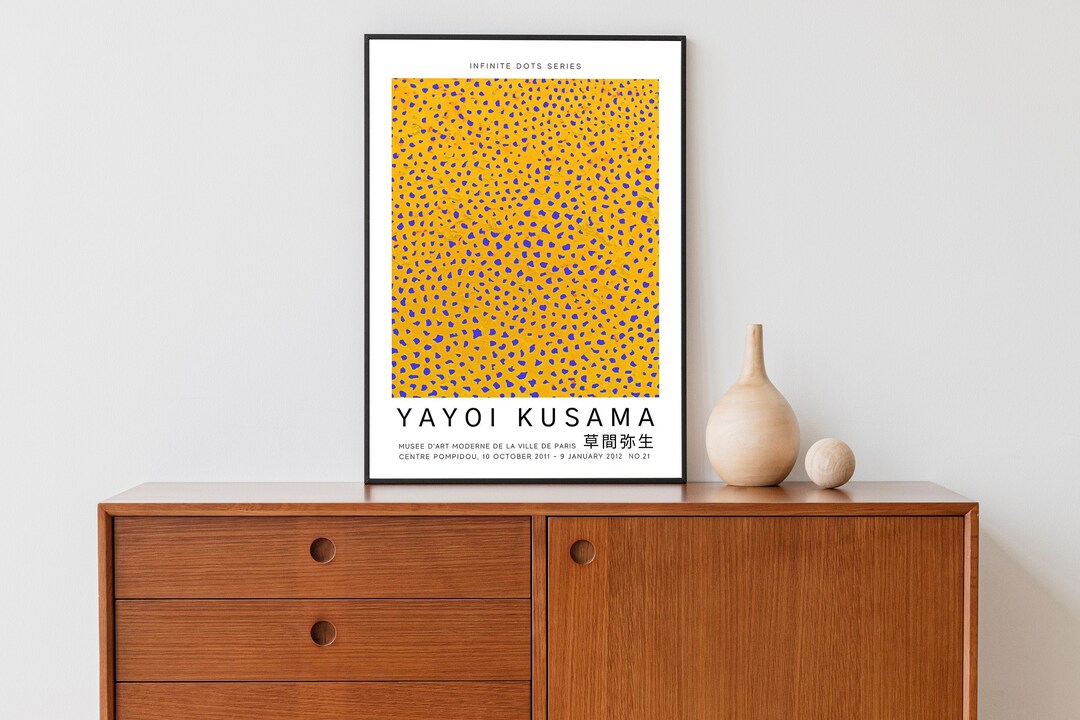 Yayoi Kusama Art Poster Infinity Dots Exhibition Poster - Etsy
