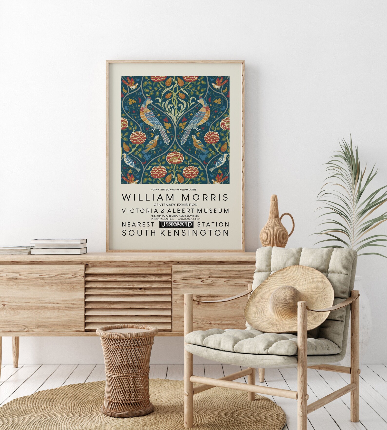 William Morris Download Poster Exhibition Poster William - Etsy