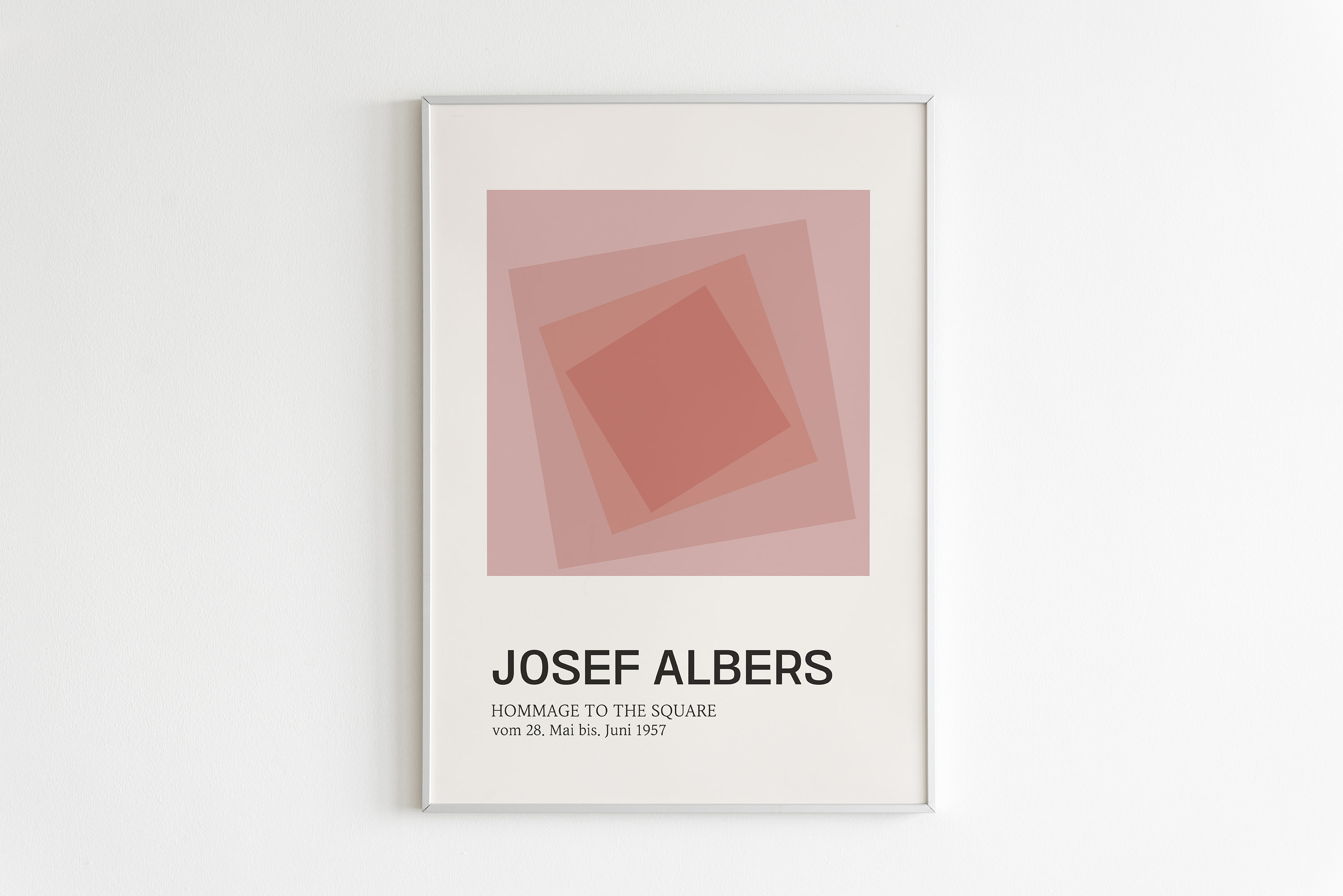 Josef Albers Exhibition Poster, Josef Albers Art Print, Bauhaus Poster ...