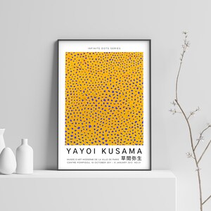 Yayoi Kusama Art Poster Infinity Dots Exhibition Poster - Etsy