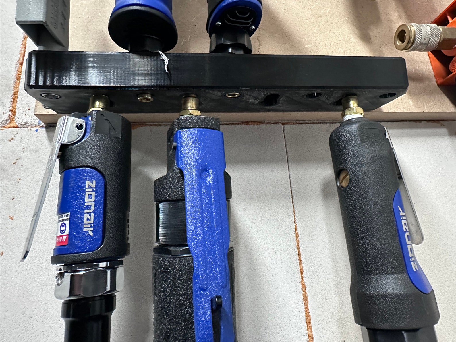 Universal Air Tool Holder | Pneumatic Tool Holder - Store Your Air ...