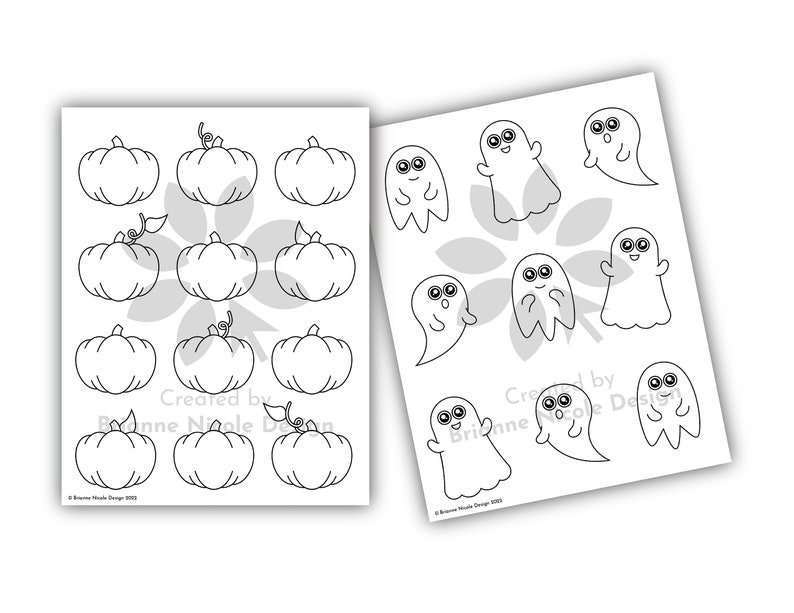 Printable Halloween Coloring Pages | Digital Download | Spiders ...