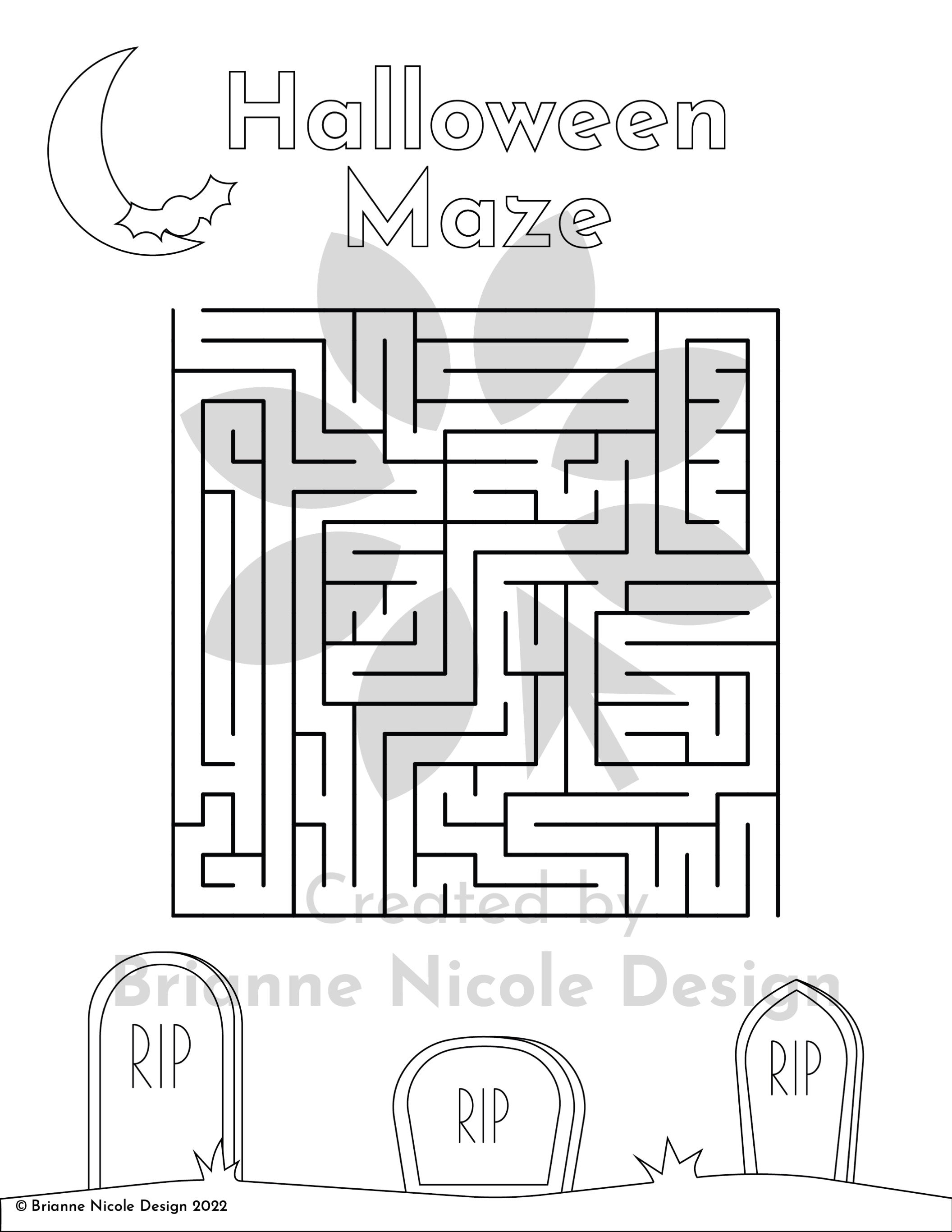Printable Halloween Activities & Games | Halloween Party Games ...