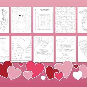 Valentine's Day Coloring Pages and Activities for Kids and Adults ...