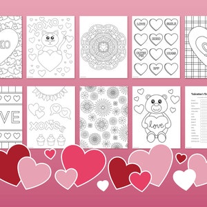 Valentine's Day Coloring Pages and Activities for Kids and Adults ...
