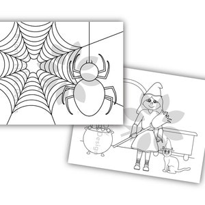 Bundle Printable Halloween Coloring Pages | Halloween Games and ...