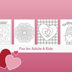 Valentine's Day Coloring Pages and Activities for Kids and Adults ...