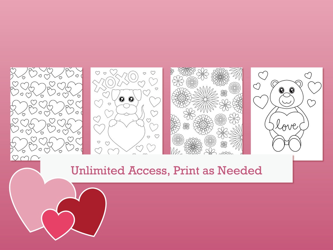 Valentine's Day Coloring Pages and Activities for Kids and Adults ...