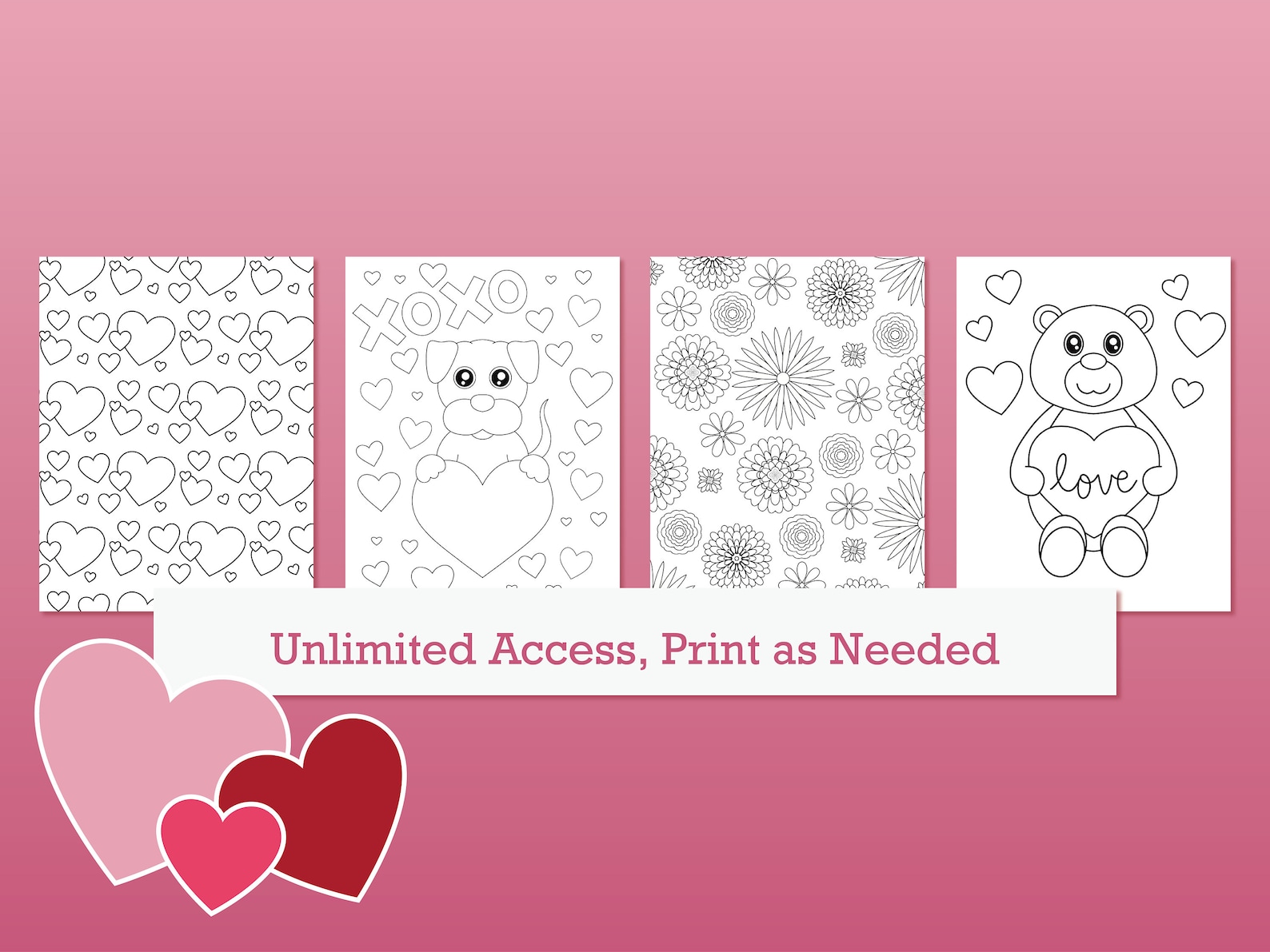 Valentine's Day Coloring Pages and Activities for Kids and Adults ...