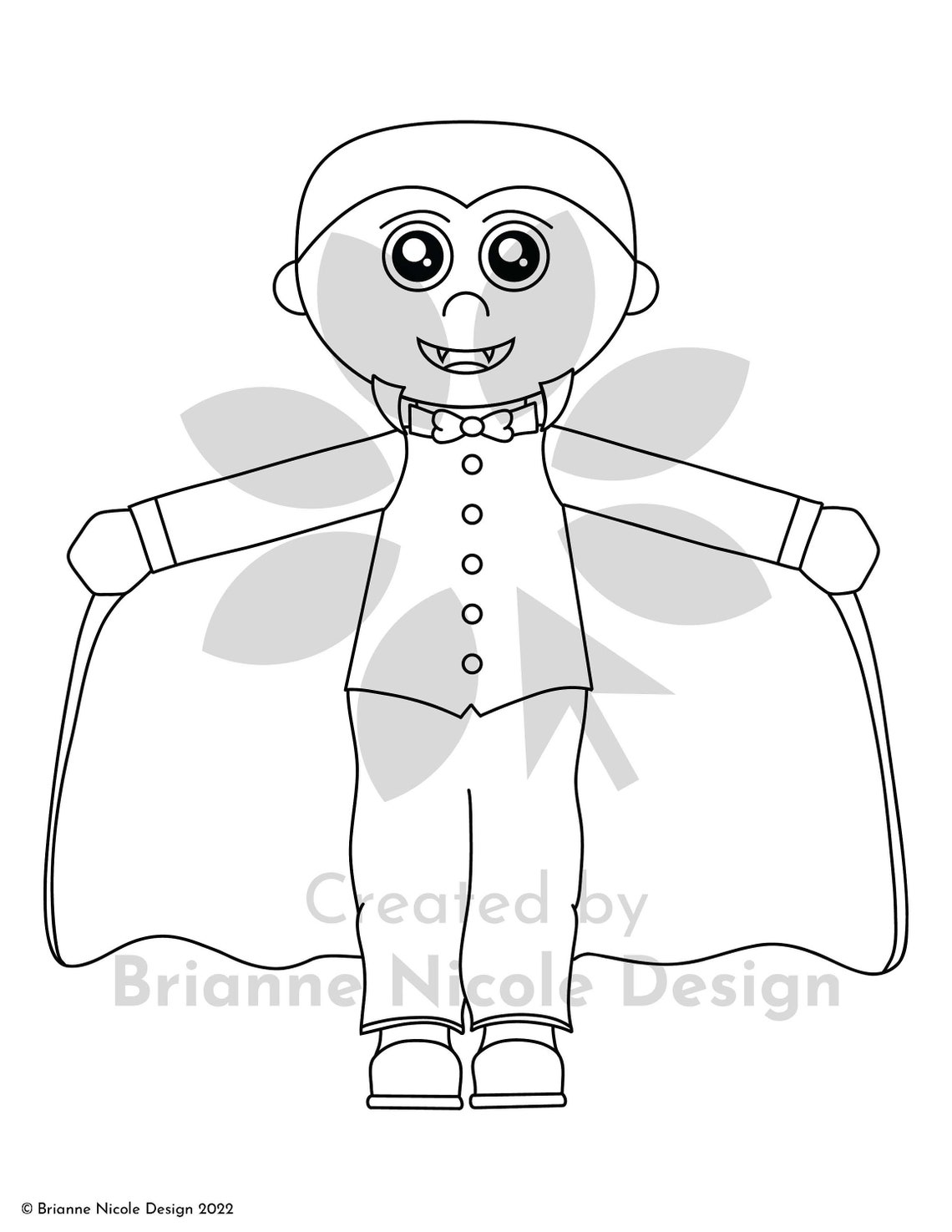 Printable Halloween Coloring Pages | Halloween Creatures | Digital ...