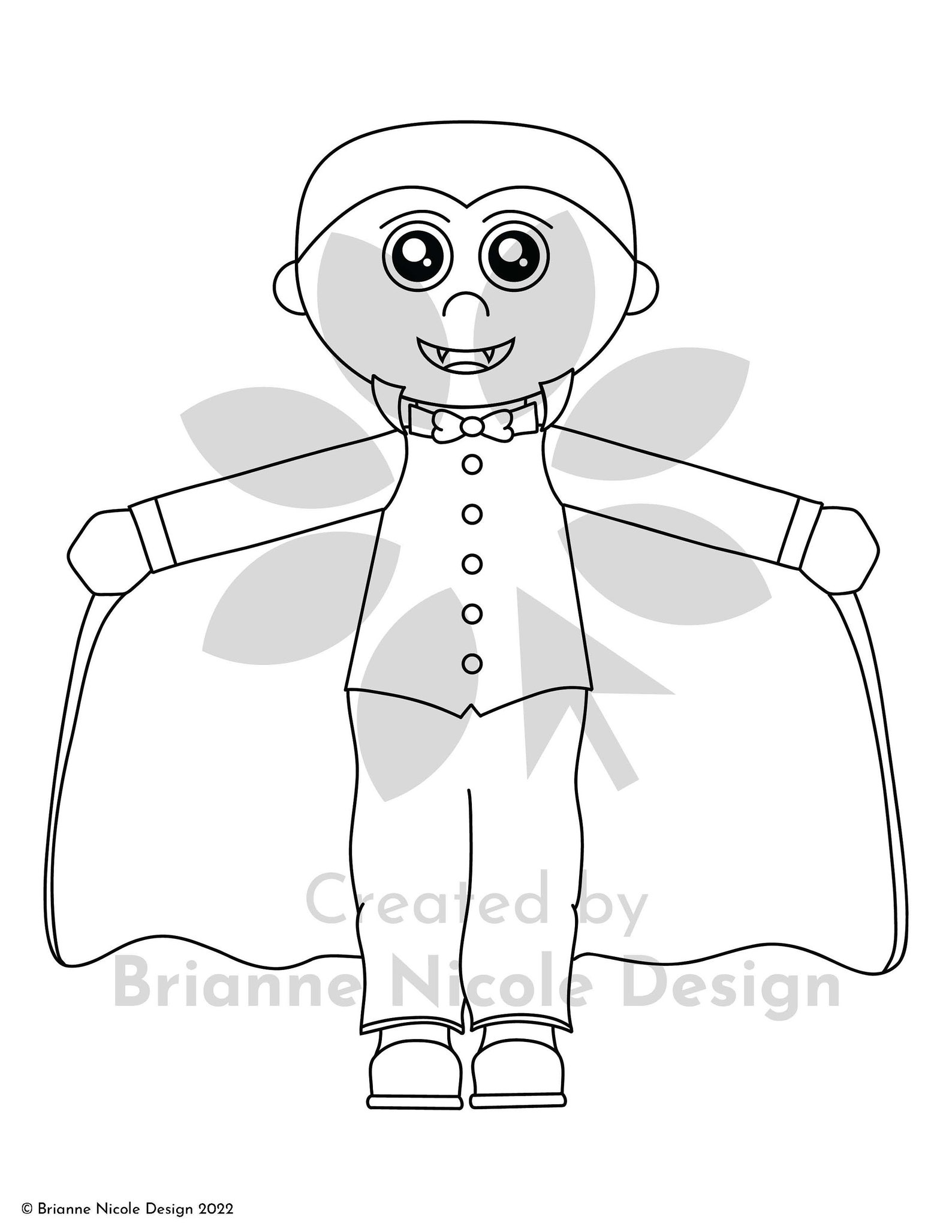 Printable Halloween Coloring Pages | Halloween Creatures | Digital ...