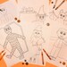 Printable Halloween Coloring Pages | Halloween Creatures | Digital ...