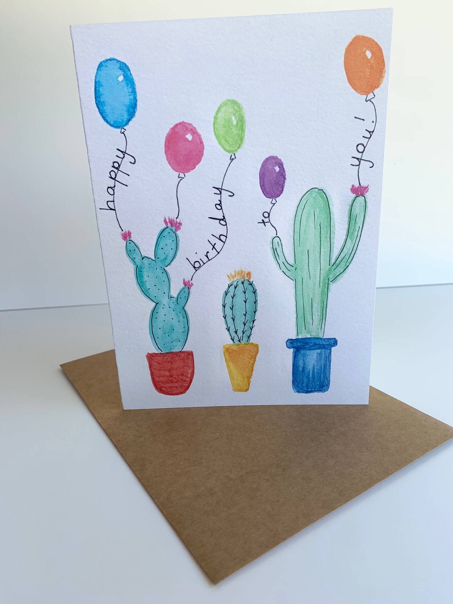 Cactus Birthday Card Cactus Birthday Happy Birthday to You - Etsy Ireland