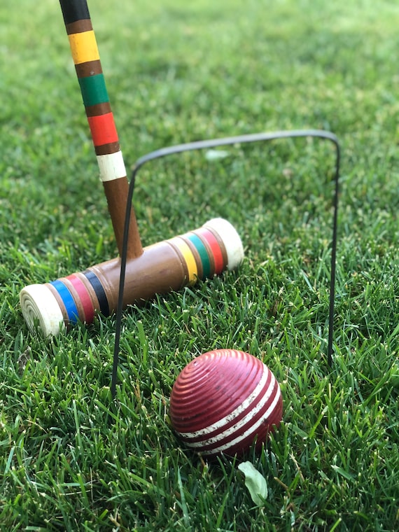 Set Up Croquet Wicket