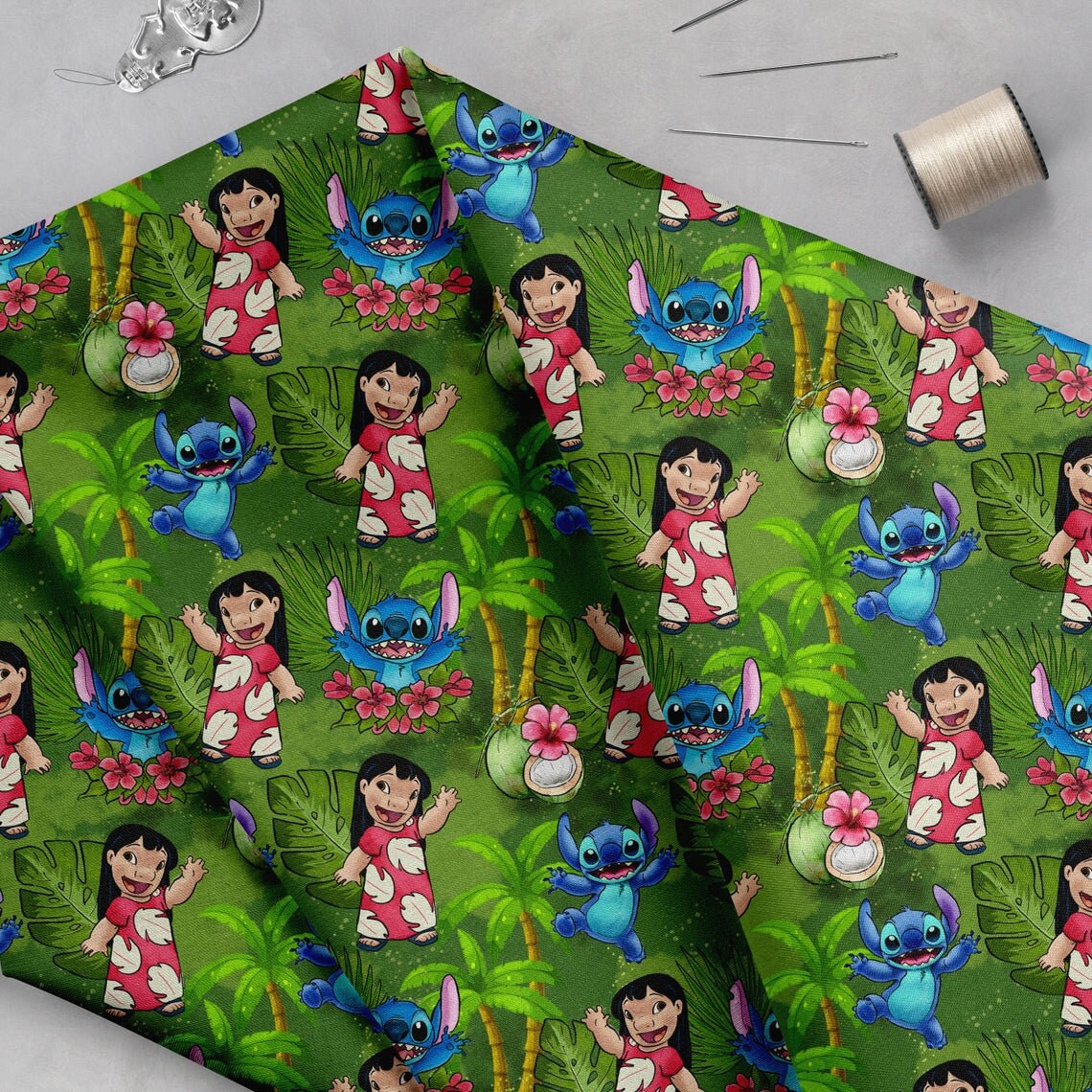 Lilo And Stitch Cotton Fabric By The Yard at Harry Carey blog