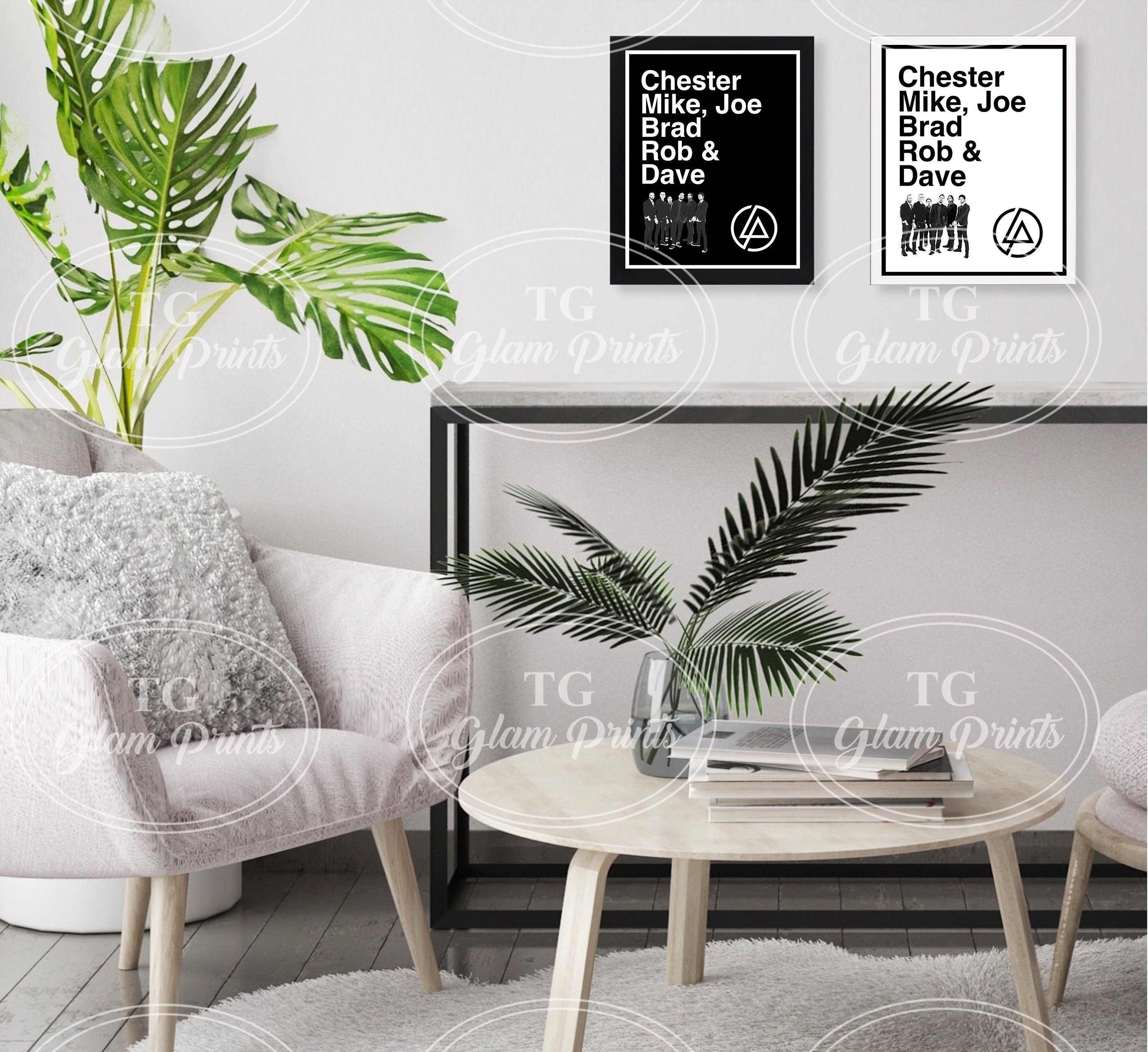 Linkin Park Wall Poster, Band Names Wall Poster - Etsy