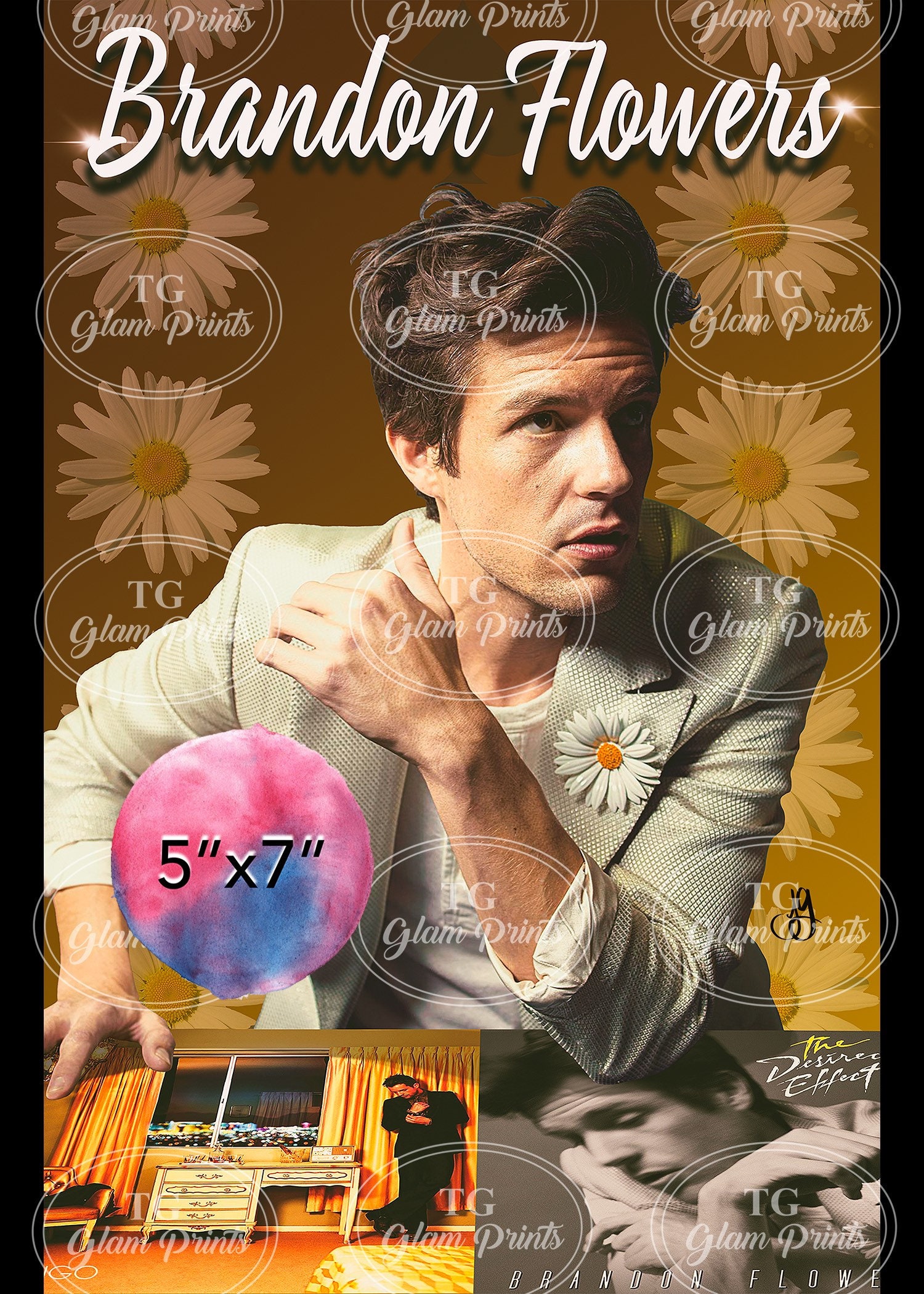 The Killers, Brandon Flowers Wall Poster - Etsy