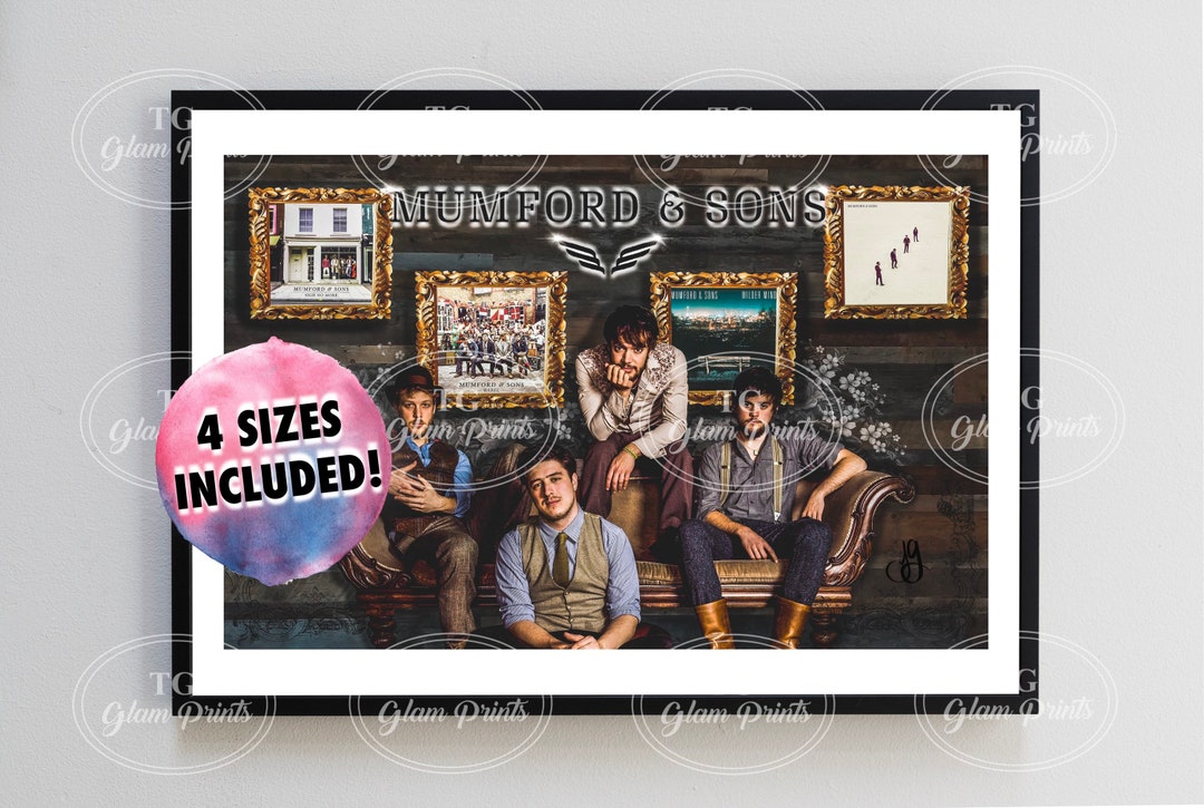 Mumford & Sons Music Print | Vintage Band Art (digital Download) - Etsy