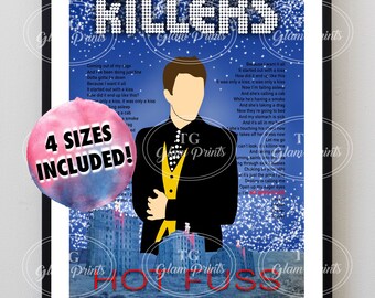 The Killers Poster, the Killers Hot Fuss Album Poster, the Killers ...