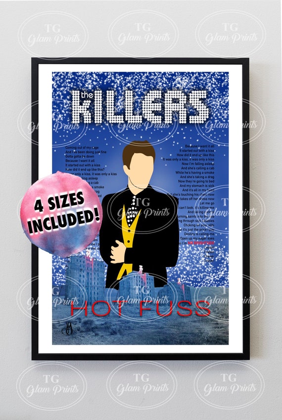 The Killers Album Poster Hot Fuss | Etsy