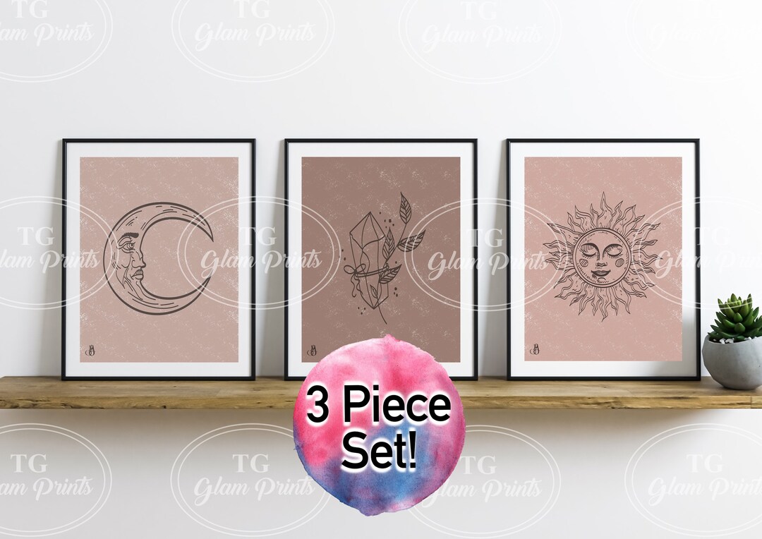 Celestial Poster Set - Etsy