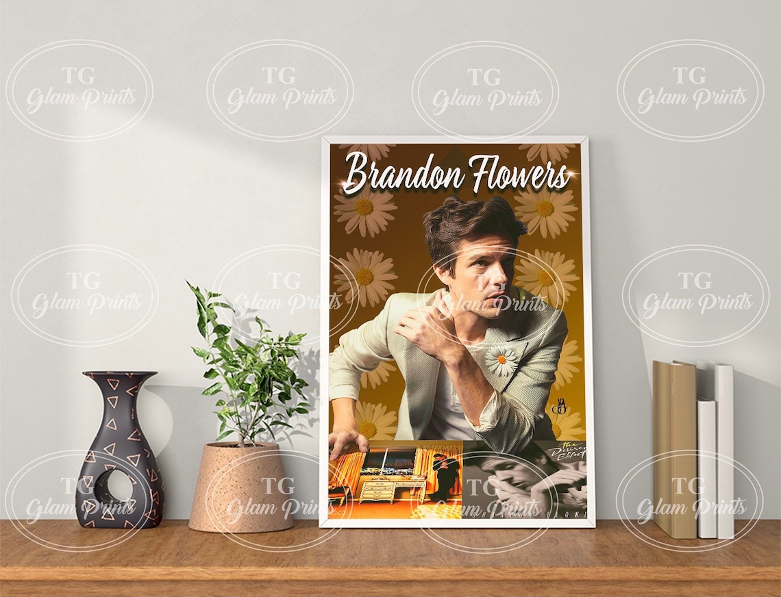 The Killers Brandon Flowers Wall Poster - Etsy