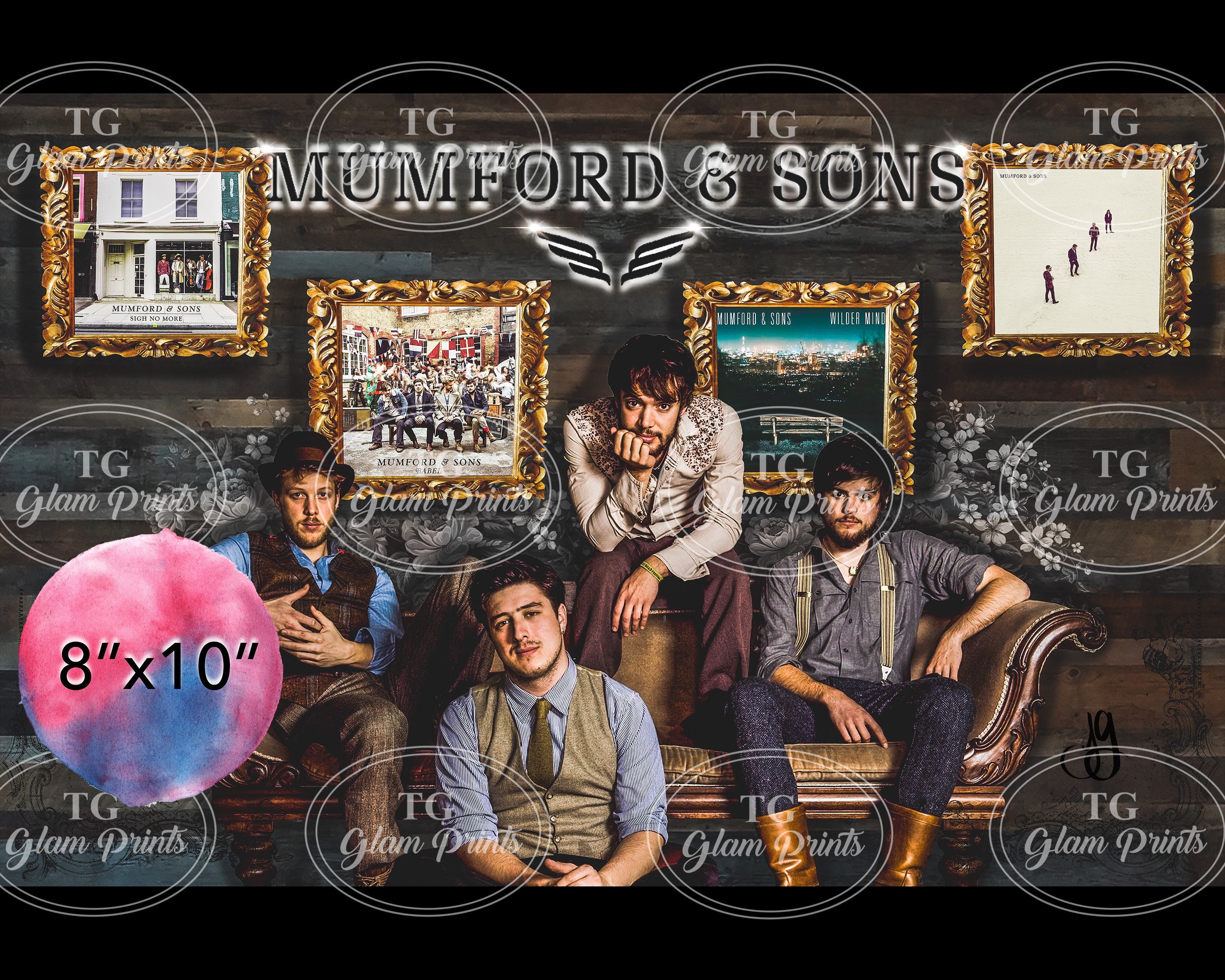 Mumford & Sons Music Print | Vintage Band Art (digital Download) - Etsy