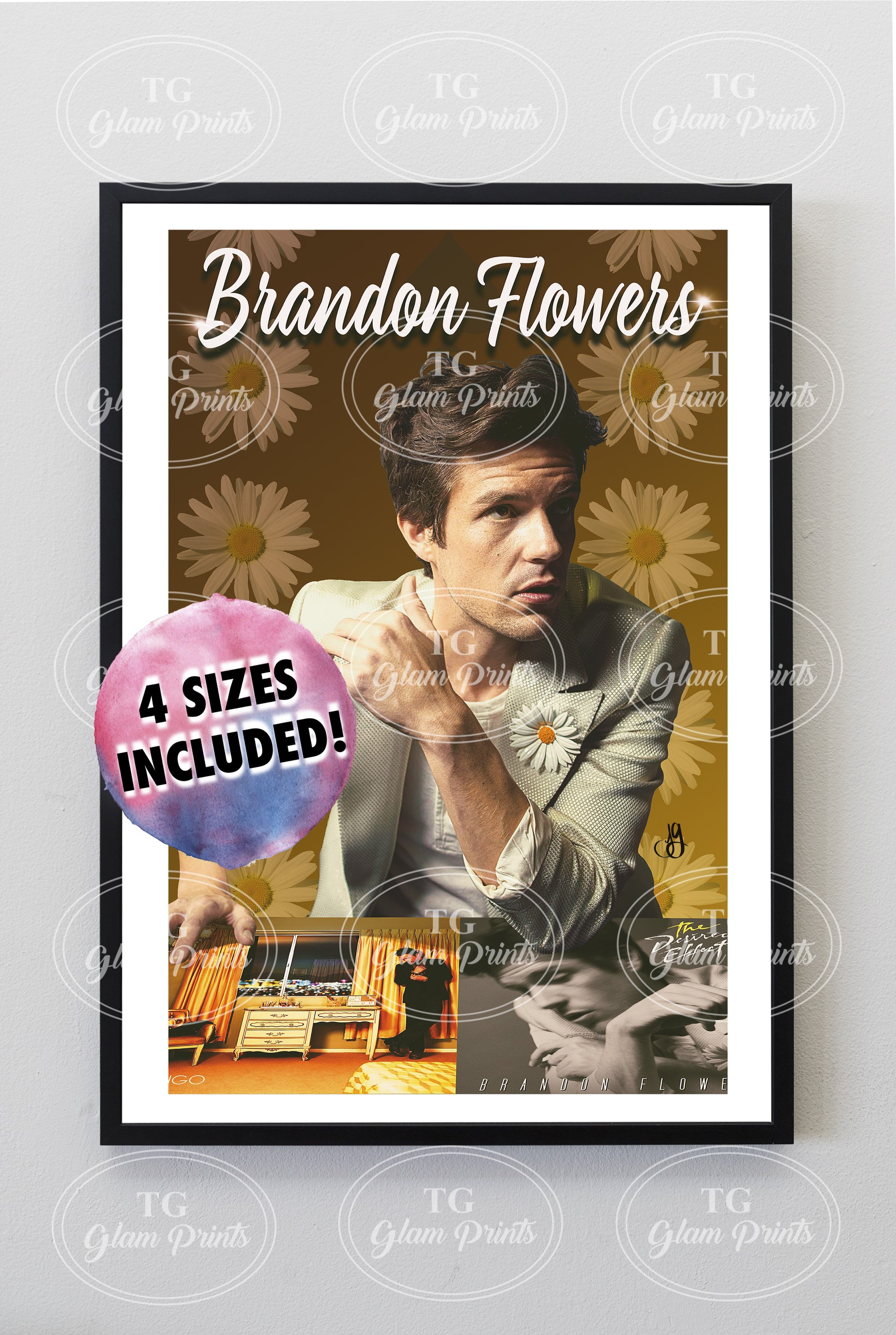 The Killers, Brandon Flowers Wall Poster - Etsy