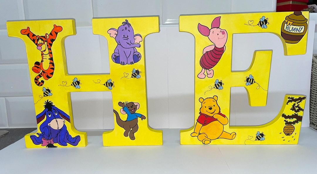 Custom Character Letters Free Standing 30cm - Etsy UK