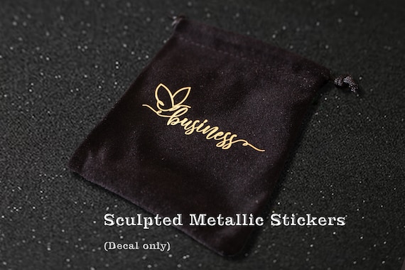 Customize Sculpted Metallic Stickers personalized Sticker - Etsy