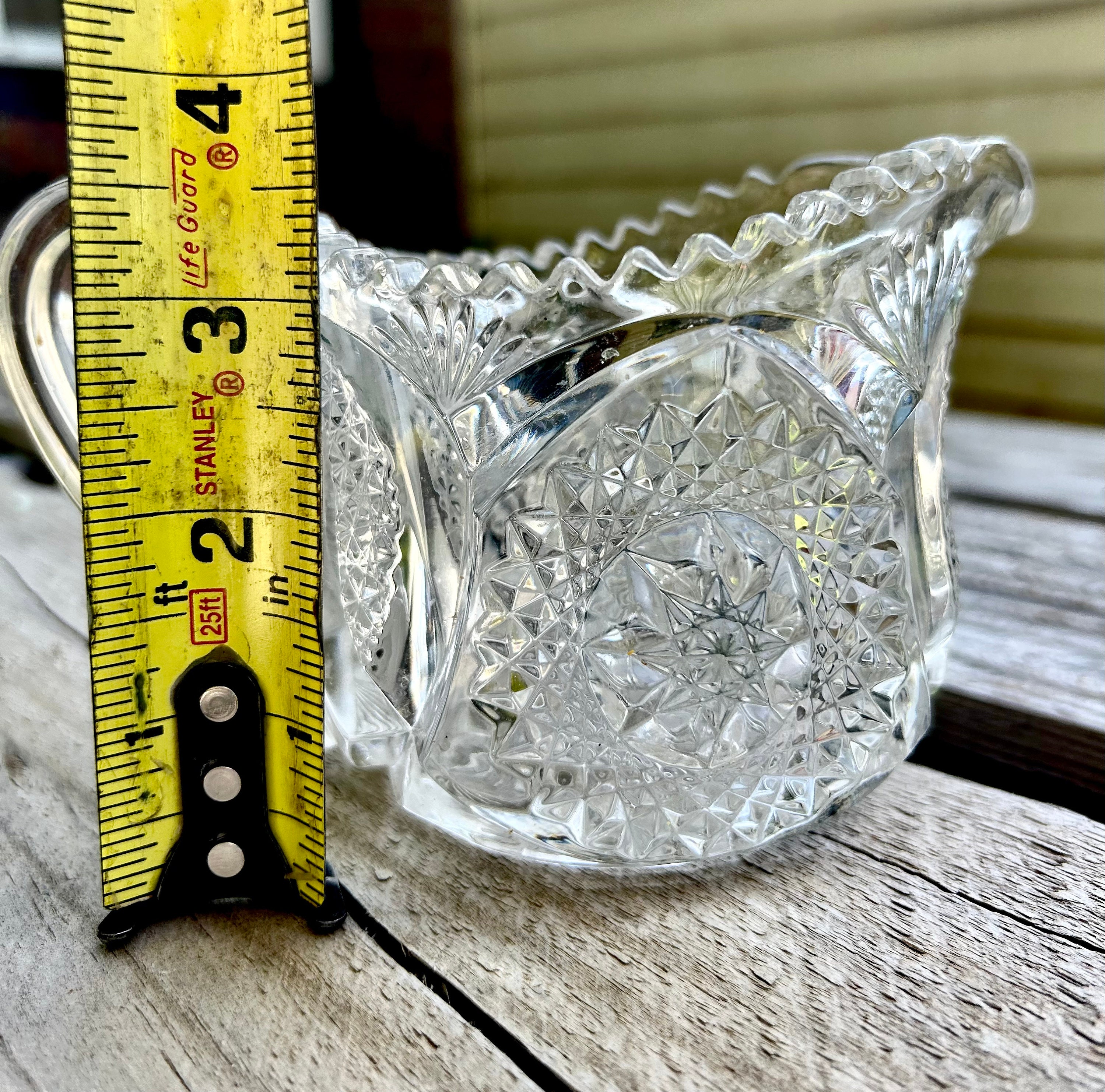 Glowing Flint Glass Cambridge Marjorie Cut Crystal Early American ...