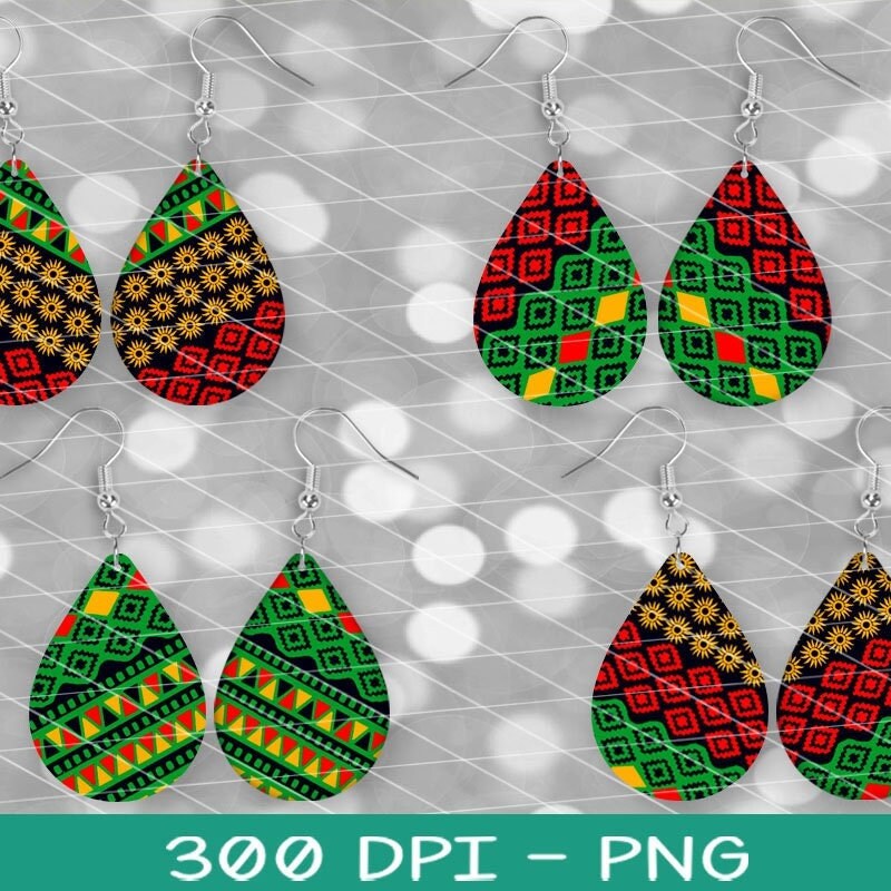 African Earrings - Etsy