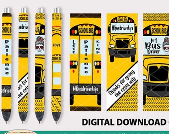 Pen Wraps School Bus - Etsy