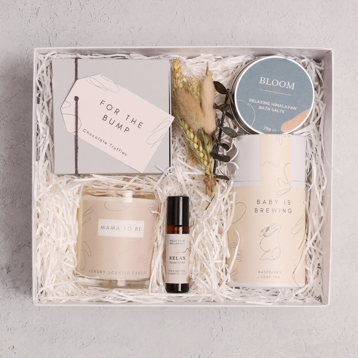 Mama to Be Luxury Gift Set - Pregnancy Hamper - Baby Shower Gift ...