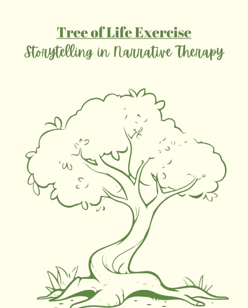 Tree of Life - Narrative Therapy Workbook - Etsy