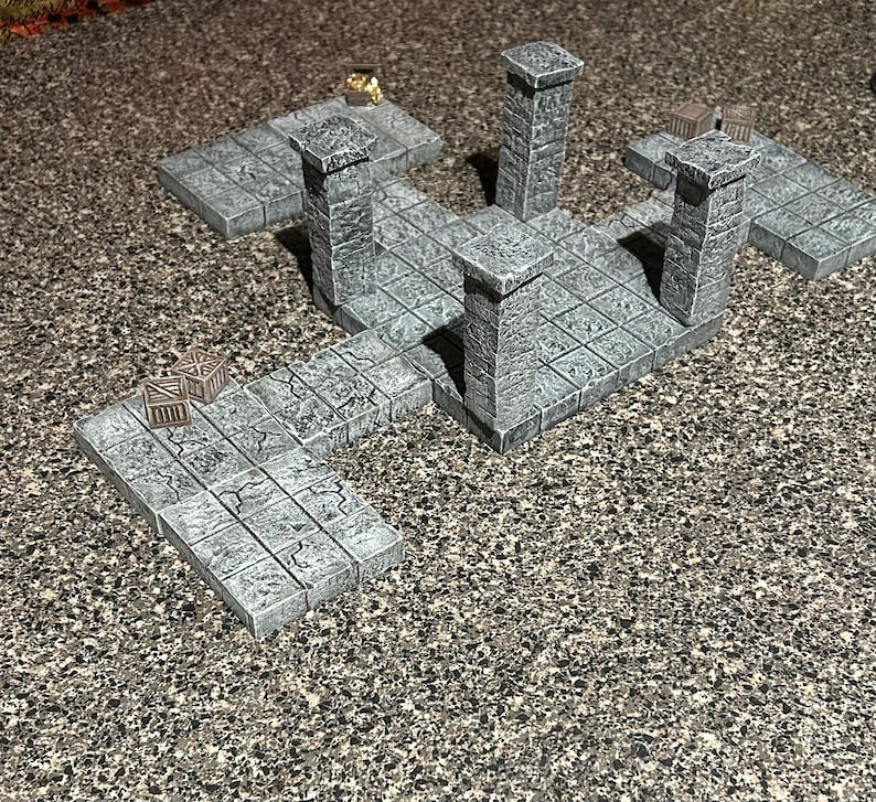 Dnd Starter Dungeon Tile Set - Etsy