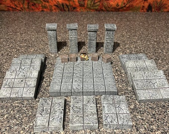 Dungeon Tiles DND RPG Foam Dungeon Tile Terrain Tabletop Ready Set of ...