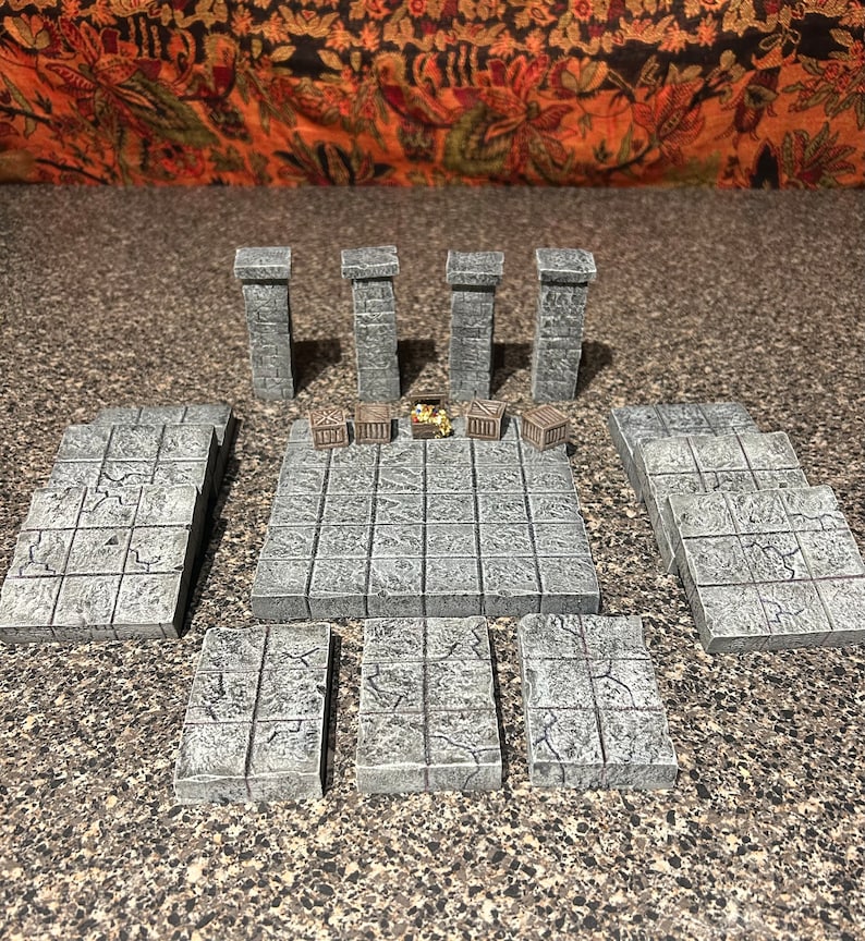 Dnd Starter Dungeon Tile Set - Etsy