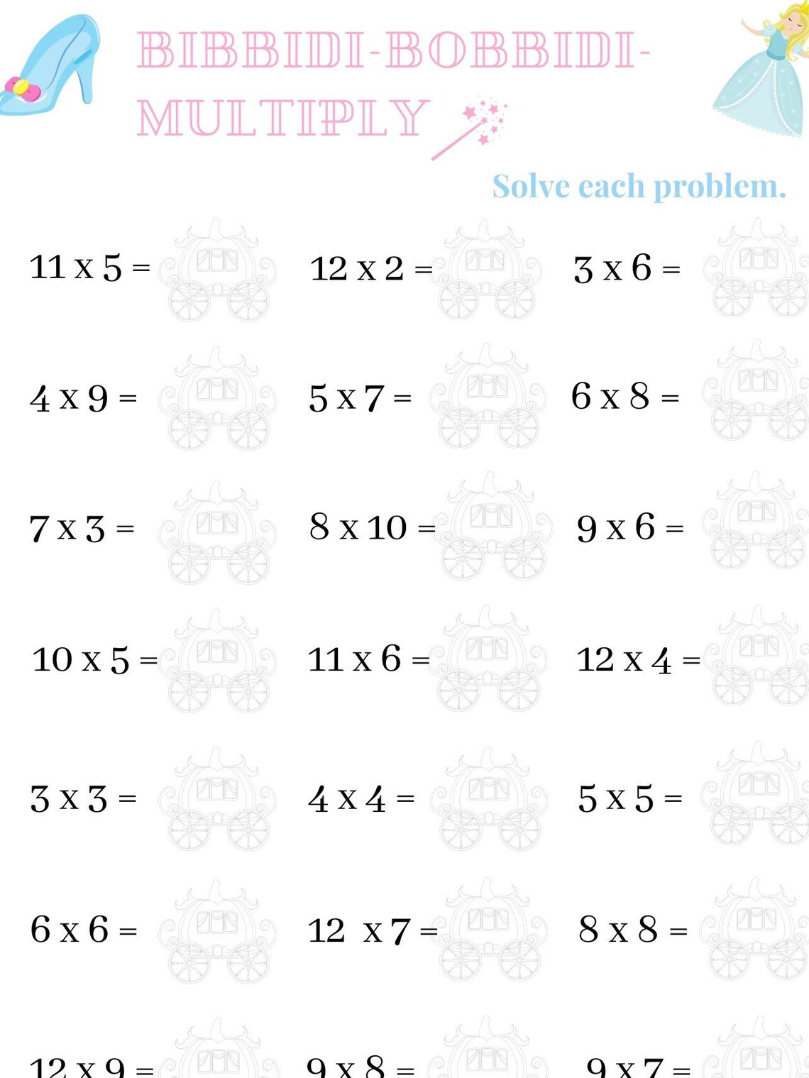 3rd Grade Disney Themed Math Worksheets - Etsy