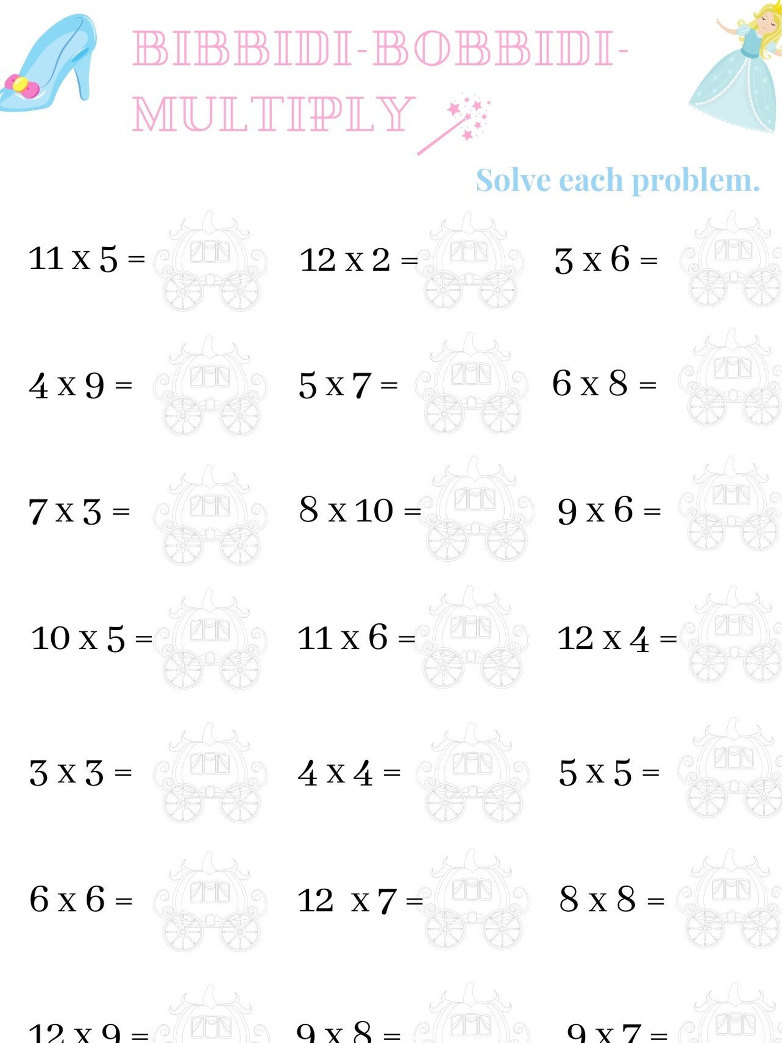 3rd Grade Disney Themed Math Worksheets - Etsy