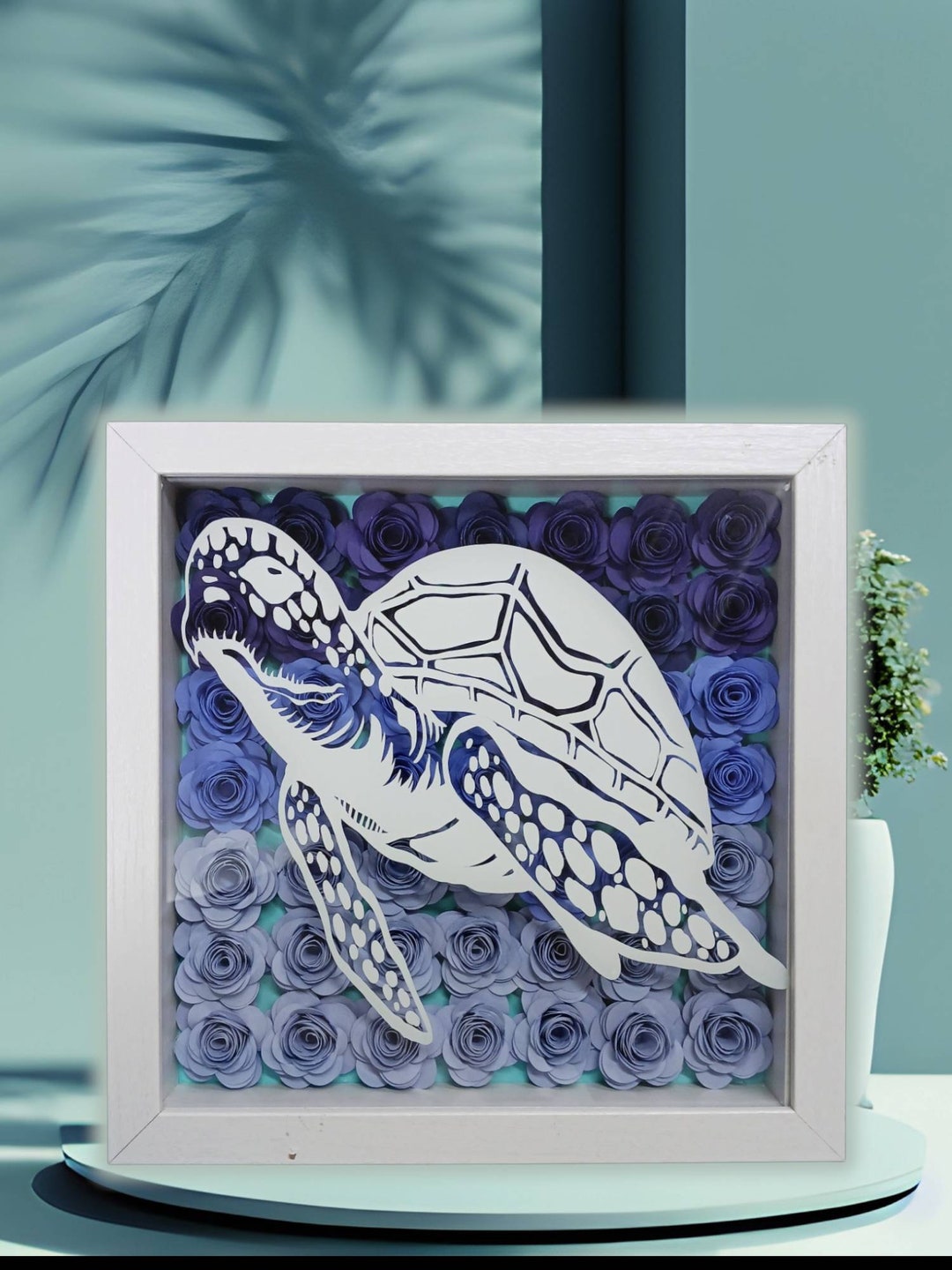 Sea Turtle Shadow Box - Etsy