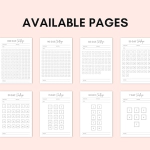 Ultimate Challenge Bundle, 100, 90, 60, 50, 30, 15, 10, 7 Day Challenge ...